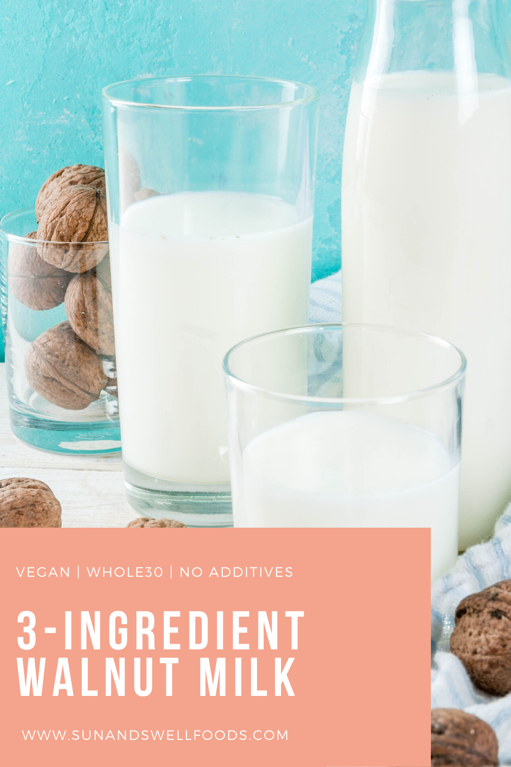 3-Ingredient Walnut Milk – Sun & Swell Foods