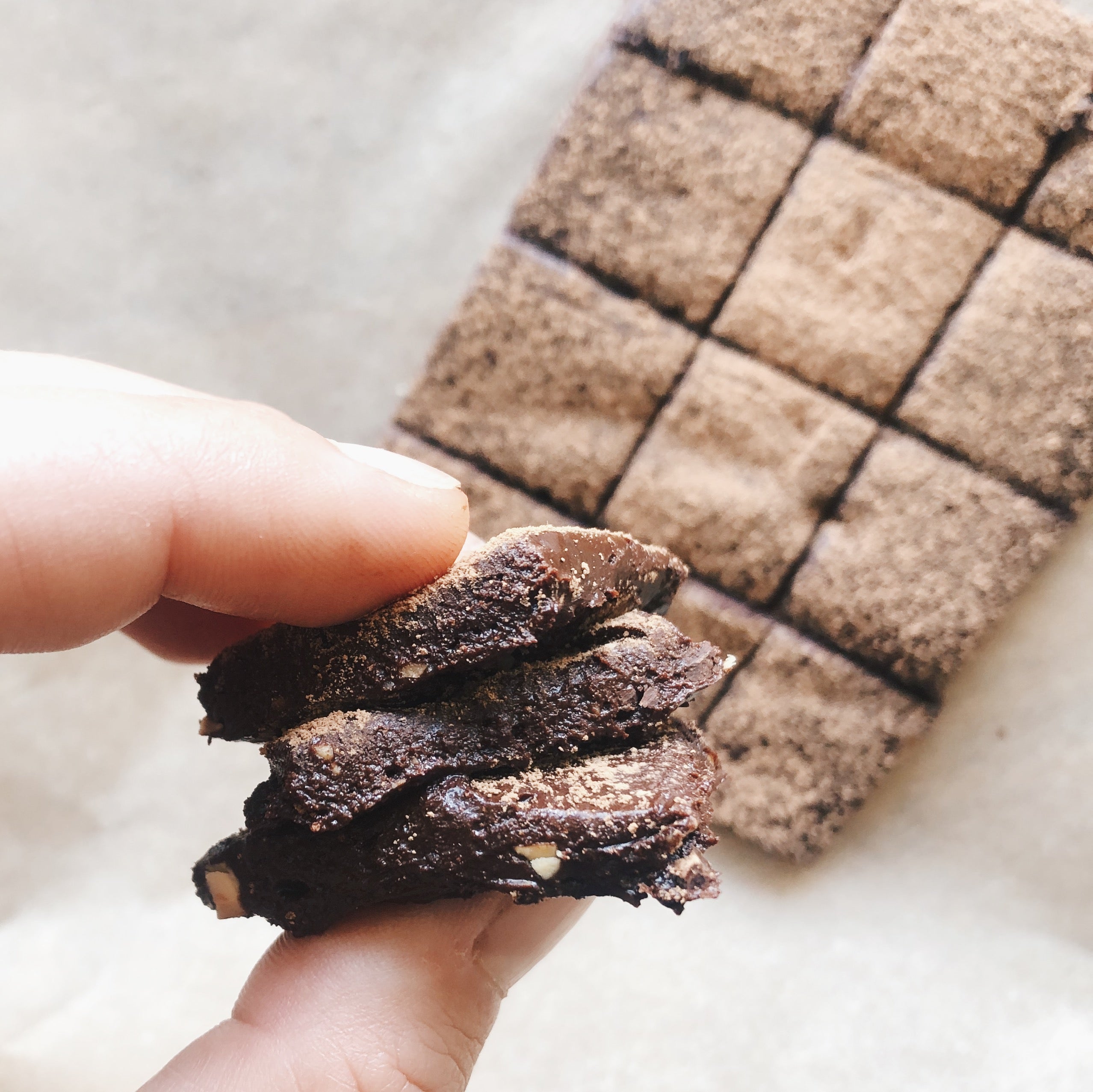 5-Ingredient Fudge-y Chocolate Bars – Sun & Swell Foods