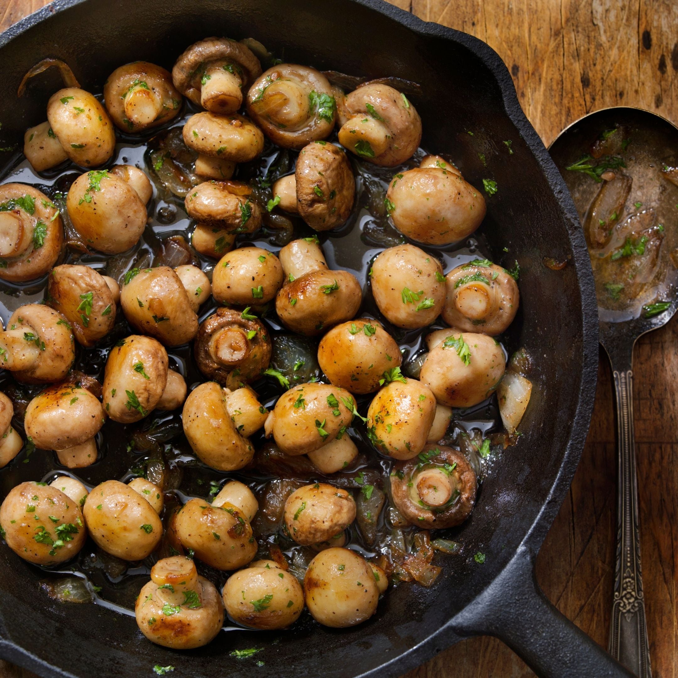 Balsamic Soy Roasted Garlic Mushrooms – Sun & Swell Foods